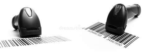 Bar Code Scanner Set Retail Label Barcode Scan Stock Image Image Of