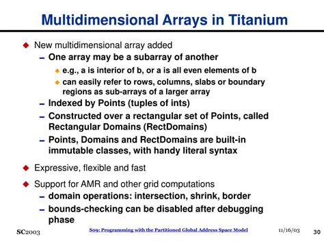 Ppt Titanium A Java Dialect For High Performance Computing