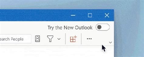 Tip Show Or Hide Try New Outlook Toggle Option In Microsoft Outlook
