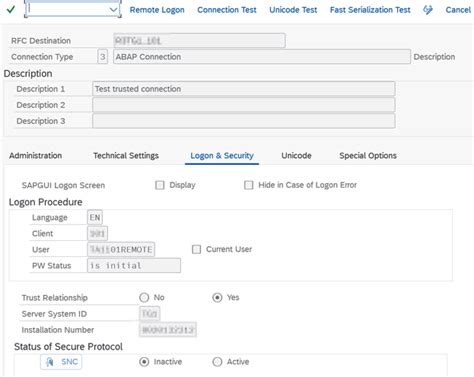 Create Trusted Rfc With Specific Technical User Sap Community