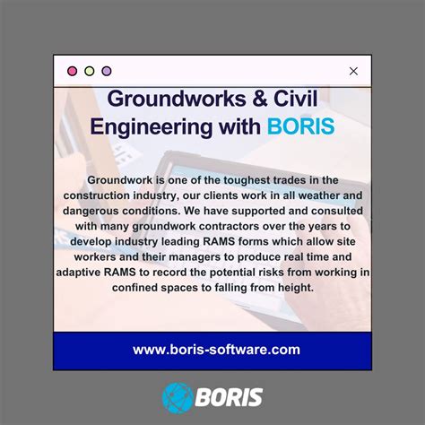 Boris Software Ltd On Linkedin Borissoftware Groundworkinnovation Safetyfirst Borisfeatures