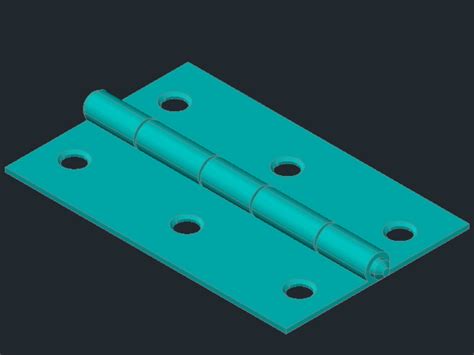 Hinge Drawing Autocad