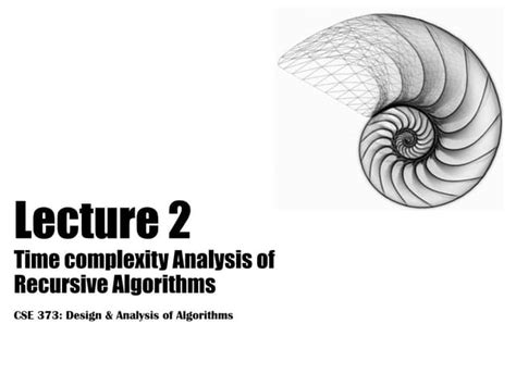 L2 Time Complexity Recursive Function Pptx