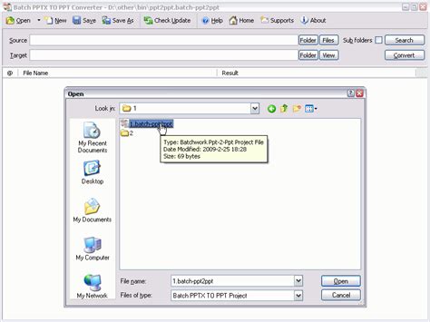 Screen Shot Batch Ppt And Pptx Converter Ppt To Pptx And Pptx To Ppt Batch Converter