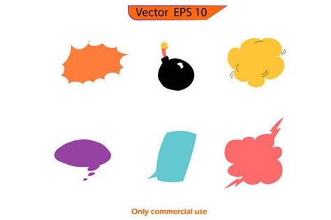 Speech Bubble Set Vector Graphic By Baturavar Creative Fabrica