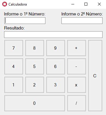 Github Palomacardoso Calculator Csharp A Simple Calculator Using C Made In College At
