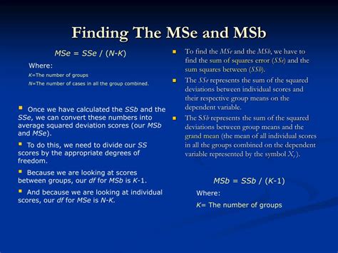 PPT ANOVA Procedures PowerPoint Presentation Free Download ID