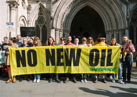 Greenpeace Is Suing The Uk Government Over Its Unlawful Oil And Gas