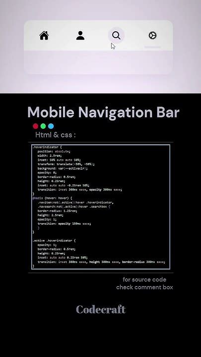 nav bar ️ shorts viral coding coder webdevelopment html javascript codinglove coding
