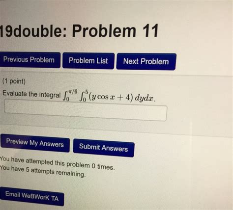 Solved 19double Problem 11 Previous Problem Problem List