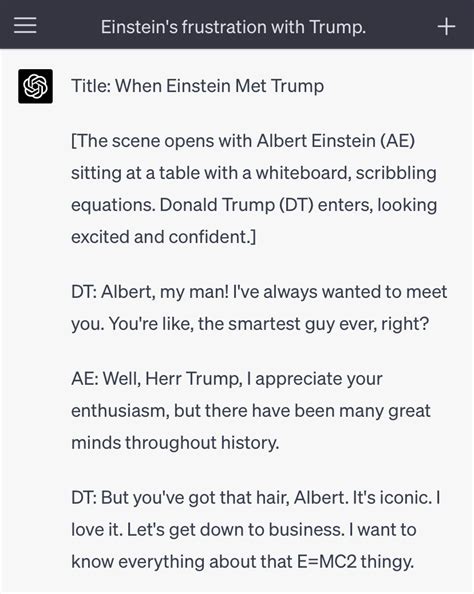 Jerzy Filatow On Linkedin Chatgpt Ai Comedy Einstein Trump