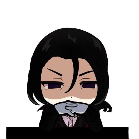 Мори огай бсд Mori Ogai Bsd Мори чиби Мори бсд бсд чиби стикеры