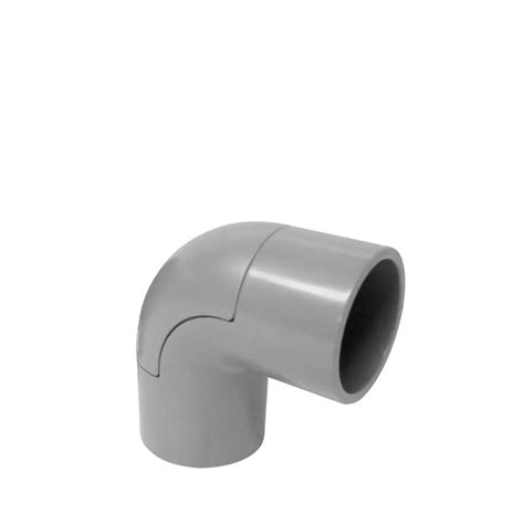 Cotovelo 90° Pvc Cinza Sem Rosca Com Abertura 12 Pol Zeus Do Brasil