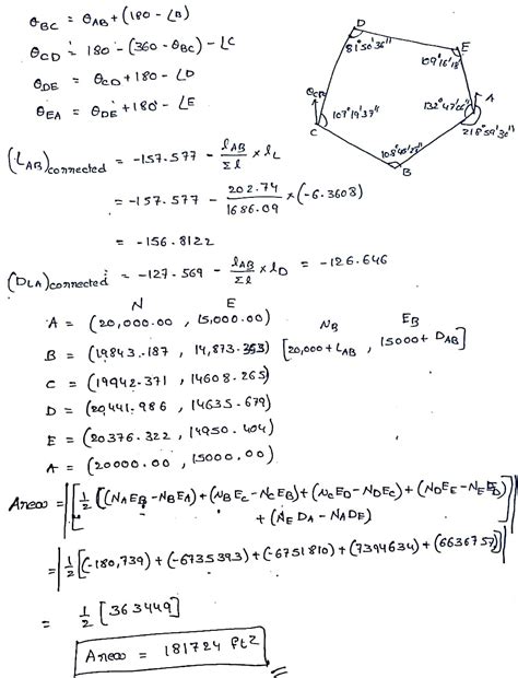 [solved] Part A Consider A Five Sided Closed Polygon Traverse The Azimuth Course Hero