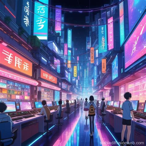 4k Techno Wallpaper Design Stable Diffusion Online