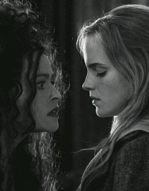 Bellatrix Lestrange Helena Bonham Carter Hermione Granger Emma