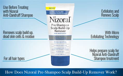 Amazon Com Nizoral Pre Shampoo Scalp Build Up Remover Exfoliates And Renews Helps Prepare For