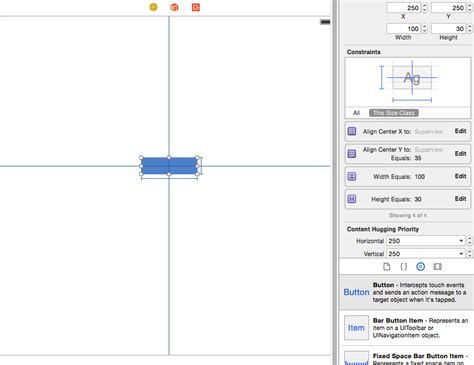 objective c horizontal center constraint issue in ios stack overflow