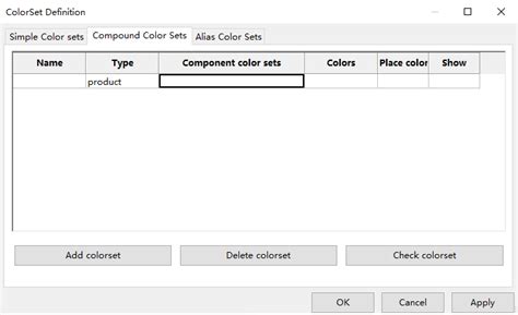 Compound Colour Set Definition Dialog Download Scientific Diagram