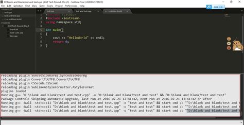 将sublime Text打造为轻量级的c Ide Echo
