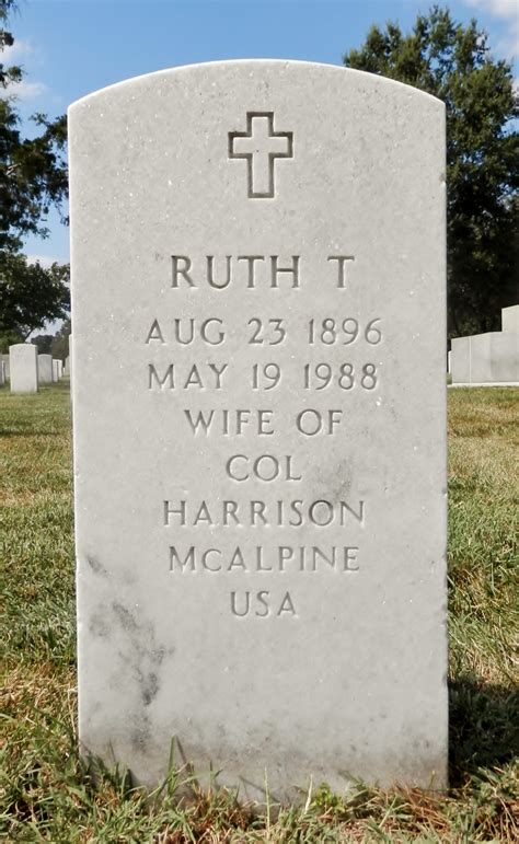 Ruth T Mcalpine 1896 1988 Find A Grave Memorial