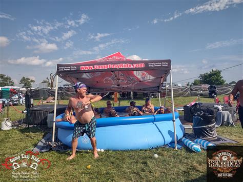 Sturgis Camping Couple Adults