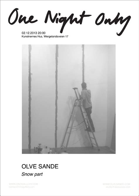 One Night Only Gallery