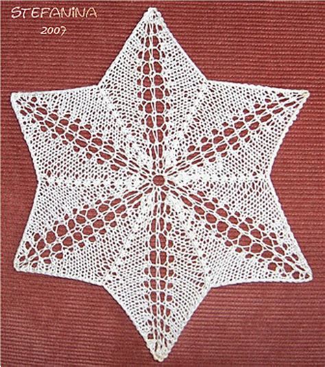 Ravelry Snowflake Star Pattern By Judy Gibson