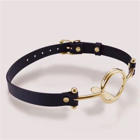 Bondage Metal Open Mouth Gag Bdsm Oral O Ring Women Flirting Tongue Depressor Ebay