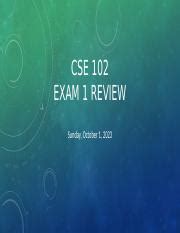 Exam 1 Review Python Syntax Variables And Input CSE 102 Course Hero
