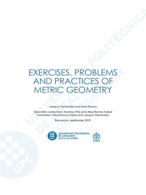 Exercises Problems And Practices Eng 2019 Def Pdf Geometric