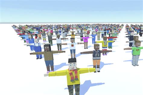 Simple Modular Human Characters Unity Asset Store