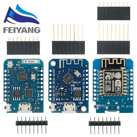 WeMos D1 Mini USB NodeMcu Lua V3 CH340G ESP8266 Wireless Internet
