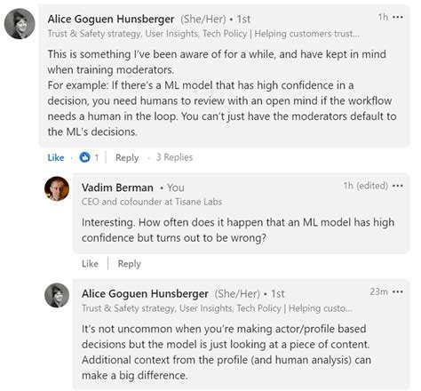 a different approach to text moderation tisane labs language and