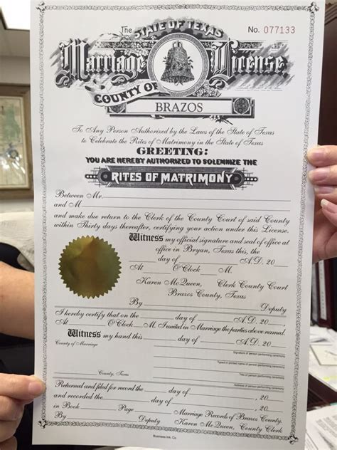 Marriage License