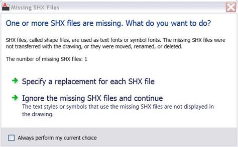 What New In AutoCAD Missing SHX Font Files