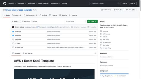 Aws React Saas Templatefree Free Saas Boile