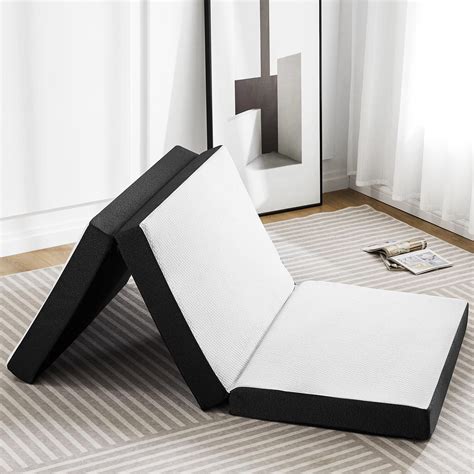 Sweetcrispy Folding Mattress 3 Inch Tri Fold Memory Foam Mattress
