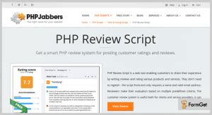 Best Selling Review PHP Script FormGet