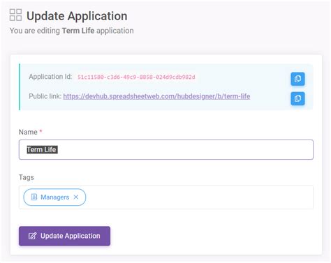 Assign Tags To Applications SpreadsheetWeb Help