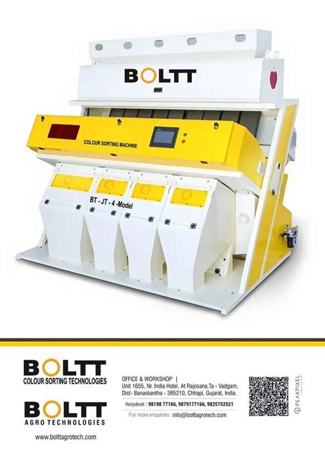 Automatic Pulses Color Sorting Machine Single Phase At 700000 Piece In Banaskantha