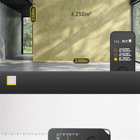 스마트 레이저 측정 프로 고정밀 디지털 레이저 테이프 측정 도구 충전식 레이저 눈금자 거리 측정기 도구 부품