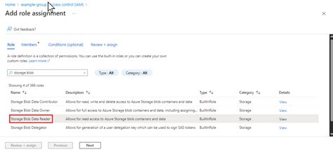 Tutorial Add A Role Assignment Condition To Restrict Access To Blobs