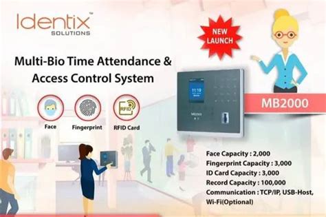 MB2000 ESSL Multi Bio Time Attendance And Access Control System Face Recognition At 16800
