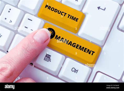 Writing Displaying Text Product Time Management Business Approach Process Of Measuring The