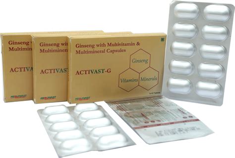 Ginseng Multivitamins Multiminerals Capsules 1 X 10 At Rs 300 Box In Ahmedabad