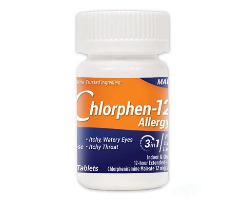 Chlorphen Chlorpheniramine Maleate 12 Mg Extended Realease