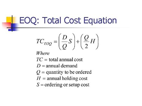 Annual Inventory Holding Cost Formula Tamiakruwgrimes