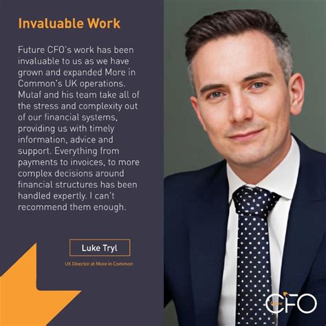 Future Cfo On Linkedin We Are Delighted To Be Your Growth Partner Luke Tryl