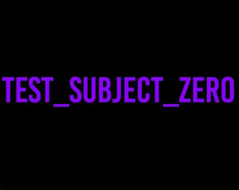 Download Test Subject Zero Free Adult Porn Game LustGames